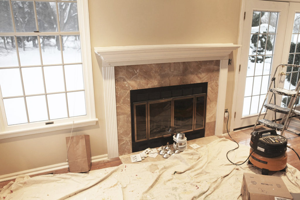 Fireplace Molding Surrounds – The Painting and Trim Experts